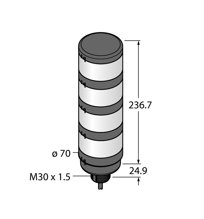 LED-signaallamp - modulaire signaalzuil